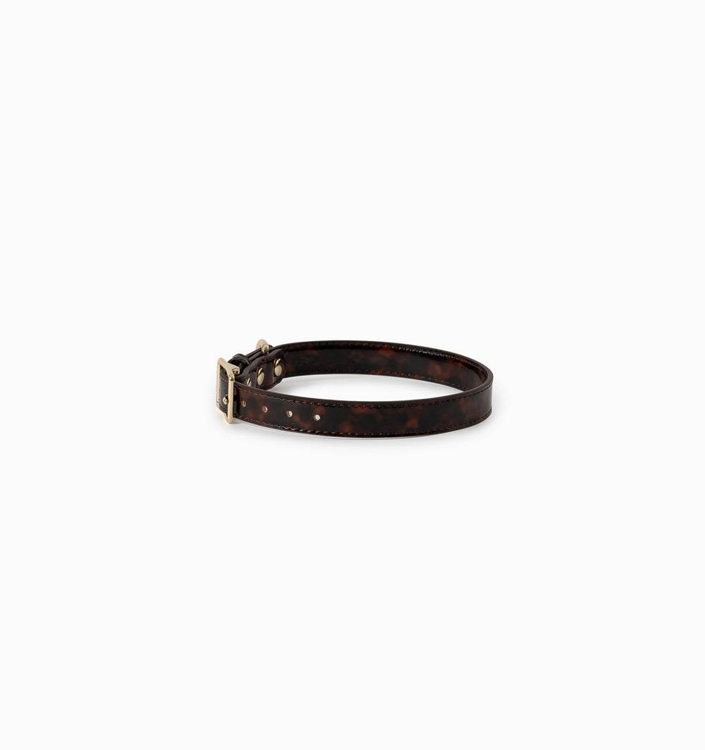 MISTER WOOF | Tortoiseshell Dog Collar | Shop Pet Collars Australia